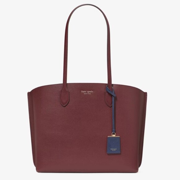 kate spade | Bags | Kate Spade Large Suite Work Tote Crossgrain Leather ...